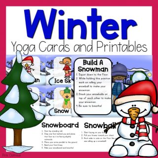 Winter Yoga For Kids - Pink Oatmeal
