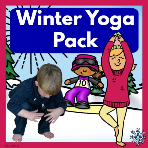 Winter Yoga For Kids - Pink Oatmeal