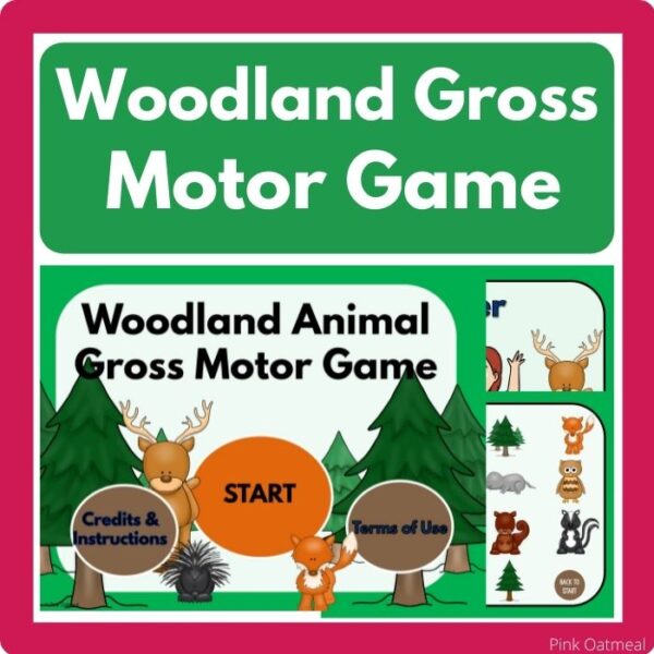 Camping Themed Gross Motor and Fine Motor Activities - Pink Oatmeal