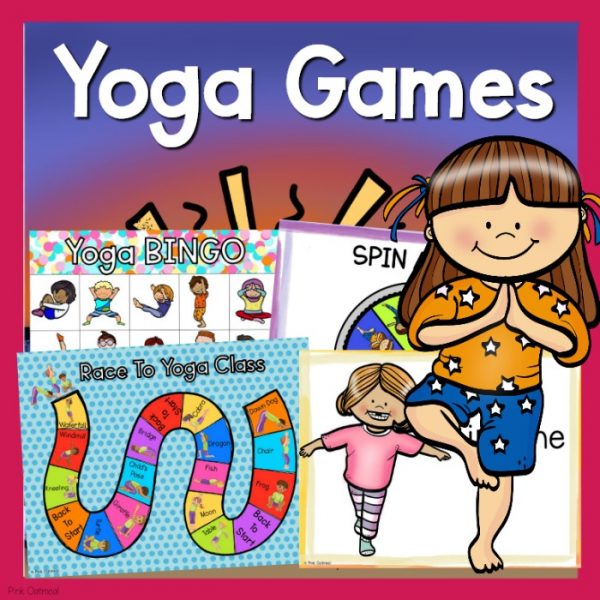 Yoga Games For Kids of All Ages Pink Oatmeal