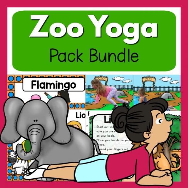 Zoo Yoga - Pink Oatmeal