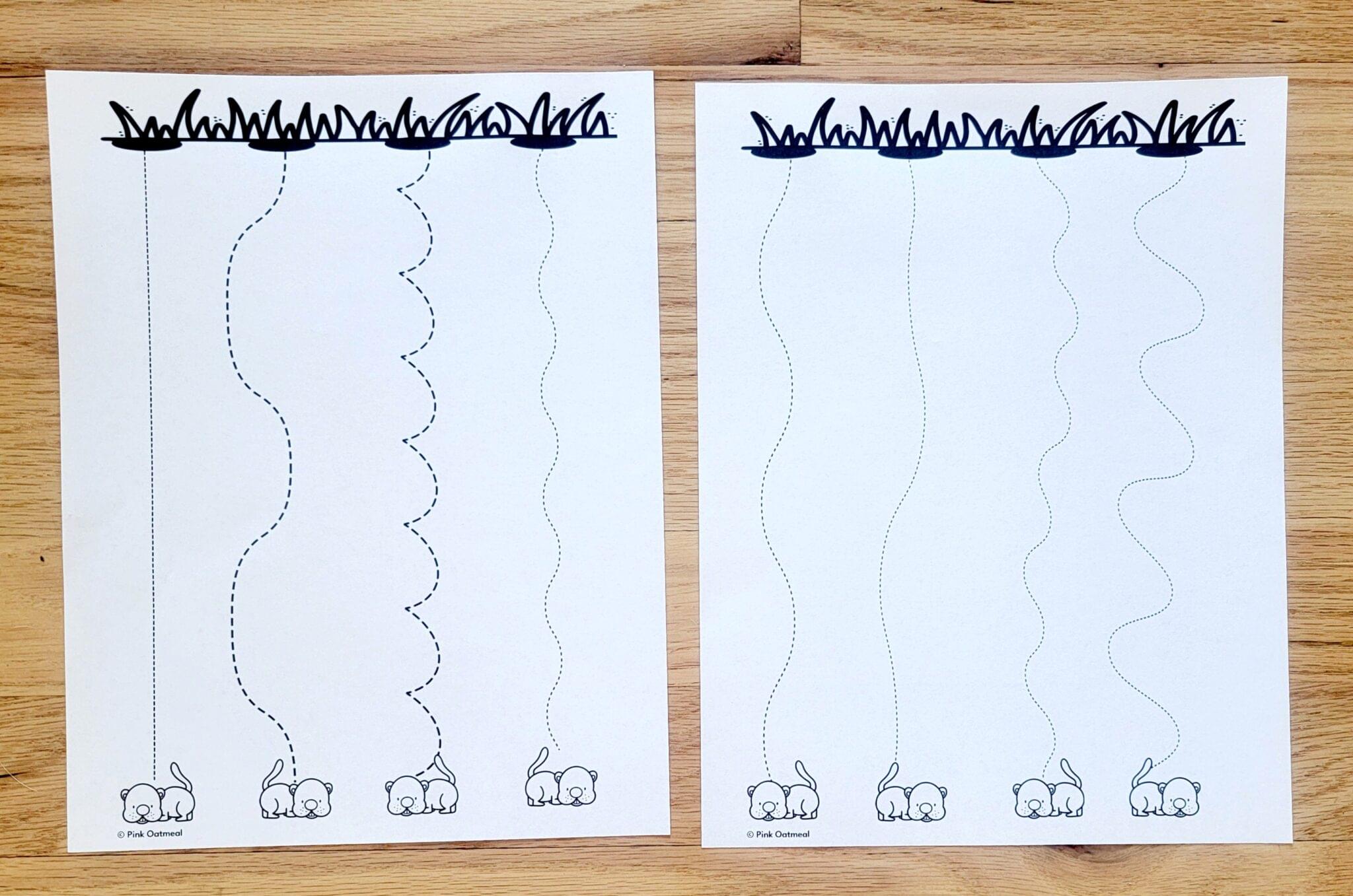 Groundhog Day Motor Skills Activities - Pink Oatmeal