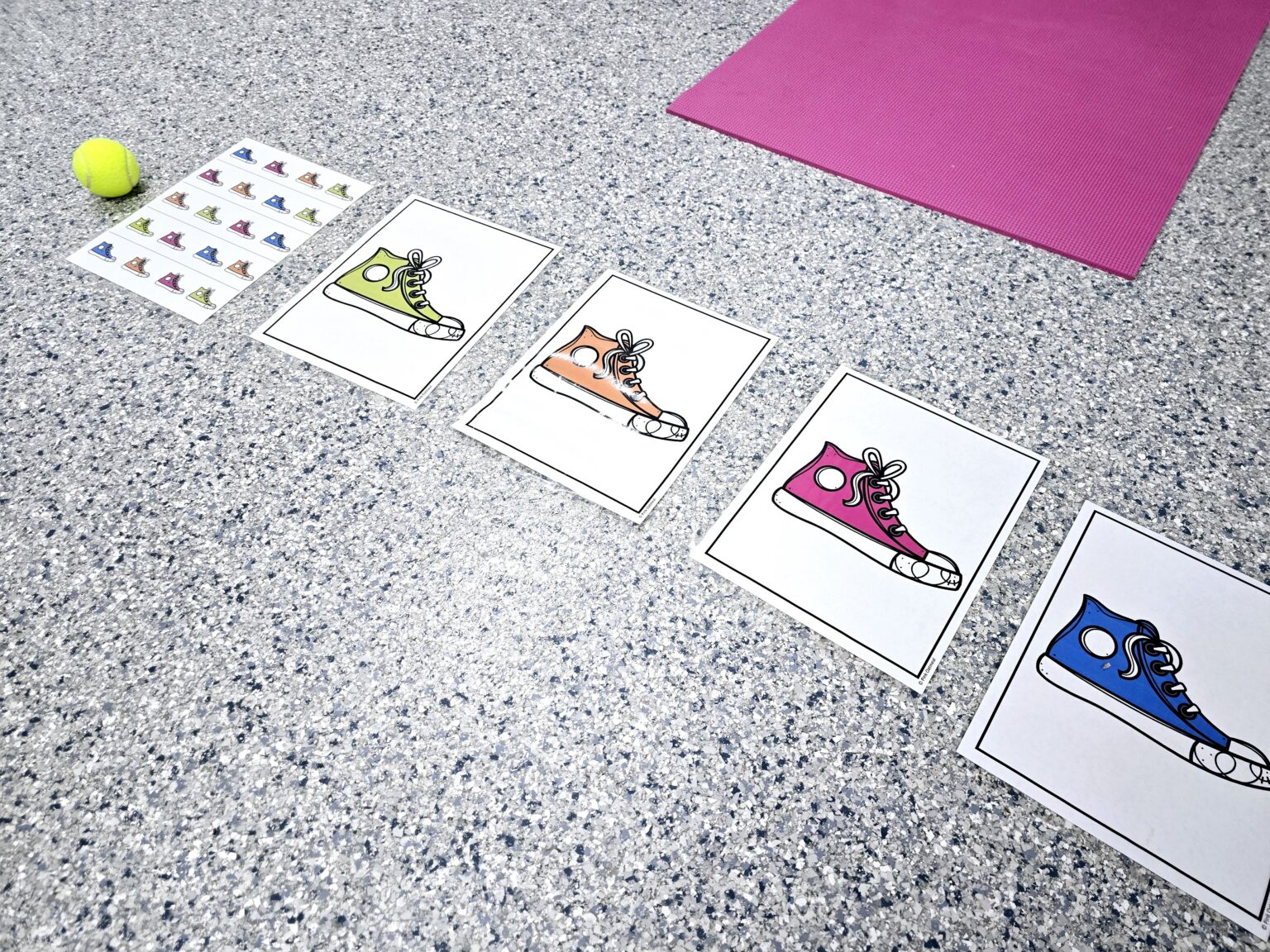 Basketball Motor Stations - Pink Oatmeal