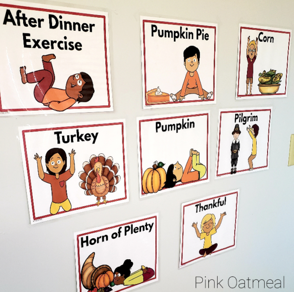 Thanksgiving Motor Planning Ideas - Pink Oatmeal