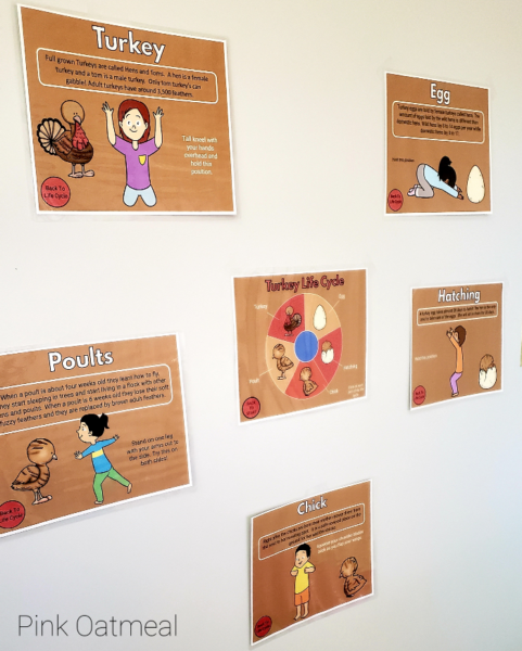 Thanksgiving Motor Planning Ideas - Pink Oatmeal