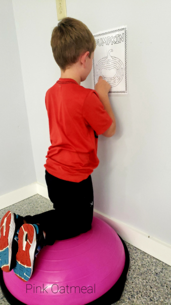Vertical Surface Activities for Gross Motor Skills - Pink Oatmeal