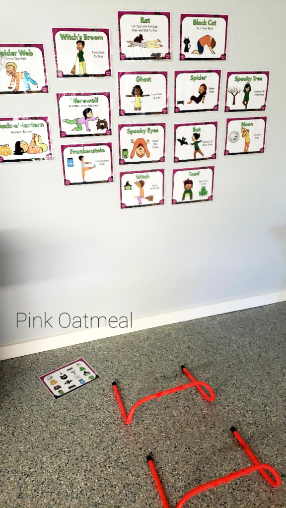 Halloween Motor Planning Activities -Fine Motor and Gross Motor - Pink ...