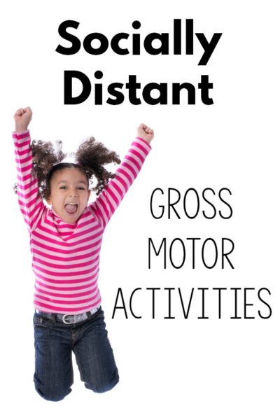 Social Distancing Gross Motor Activities - Pink Oatmeal