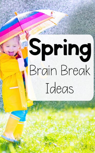 Spring Themed Brain Breaks and Gross Motor Ideas - Pink Oatmeal
